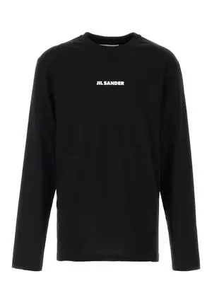 JIL SANDER Cotton T-shirt - Black