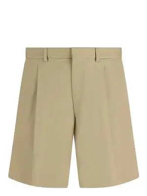 Prada Cotton Straight-leg Trousers - Cream