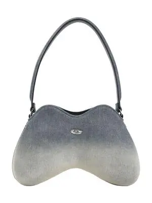 DIESEL® Double-d Denim Shoulder Bag - Ash