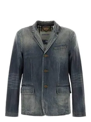 Burberry BURBERRY Denim Blazer Blue