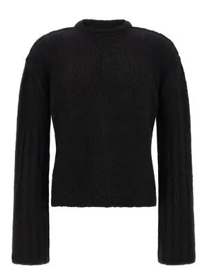 Rick Owens Silk And Cashmere Sweater - Black