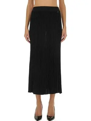 Kiton Knit Skirt - Black