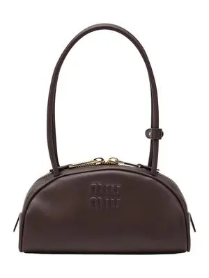 Miu Miu Beau Bag In Radica Leather - Brown