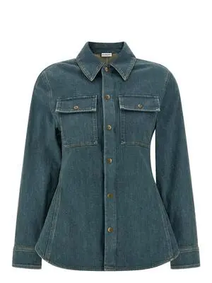 Burberry Dakota Cotton Denim Shirt - Blue