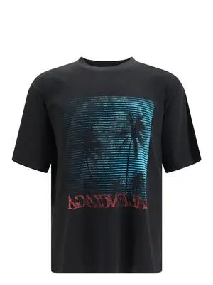 Balenciaga Graphic Print T-shirt - Black