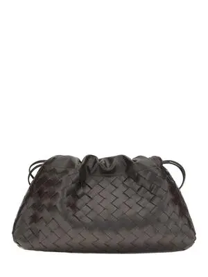 Bottega Veneta Woven Leather Drawstring Pouch - Brown