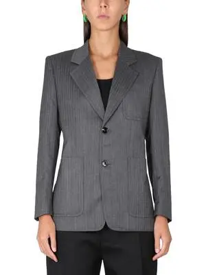 Bottega Veneta Chevron Pattern Jacket - Multicolor