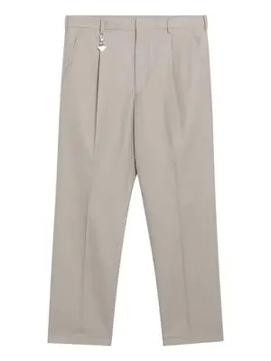 Prada Sand-colored Cotton Trousers - Cream