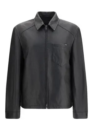 Prada Nappa Leather Jacket - Black