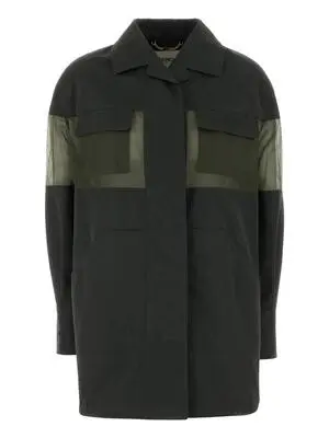 Fendi Cotton Blend Jacket - Green