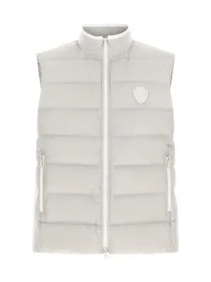 Brunello Cucinelli Heraldic Patch Vest - Gray