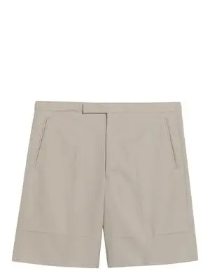 Prada Cotton Bermuda Shorts - Cream