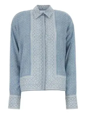 ERMANO SCERVINO Ermanno Scervino Printed Silk Shirt - Multicolor