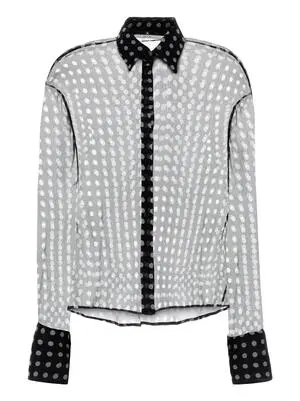 ERMANO SCERVINO Ermanno Scervino Polka Dot Silk Shirt - Multicolor