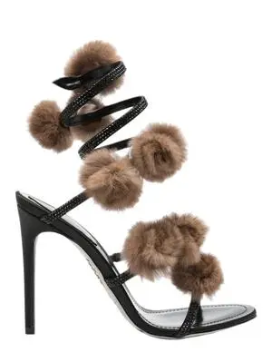 Rene Caovilla Rosalia Heel Sandals - Multicolor