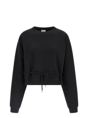 Dries Van Noten Hasterfiela Cotton Sweatshirt - Black