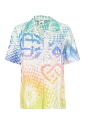 Casablanca Silk Twill Printed Shirt - Multicolor
