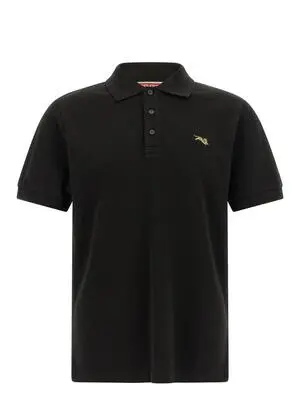 Kenzo Happy Tiger' Polo Shirt - Black