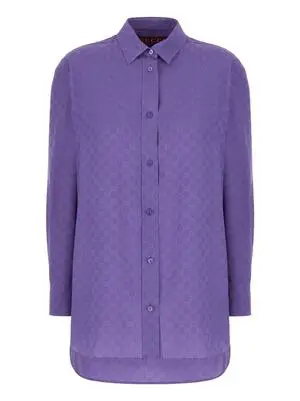 Gucci Monogram Button Up Shirt - Multicolor