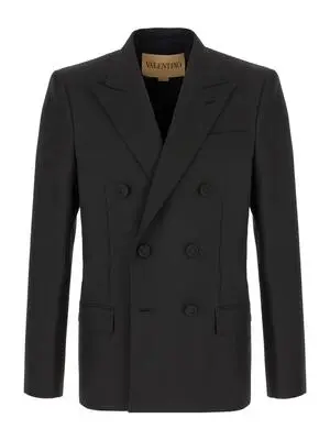 Valentino Garavani Double Breasted Blazer - Multicolor