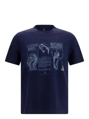 BRUNELLO CUCINELLI Brunello Cucinelli Men Cotton Printed T-Shirt