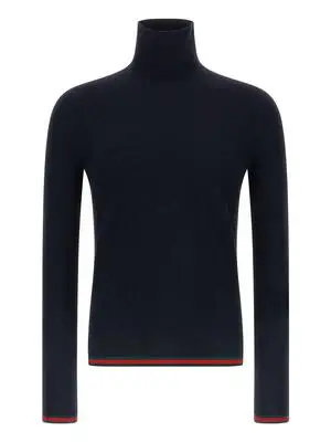 Gucci Web Ribbon Cashmere Sweater - Blue