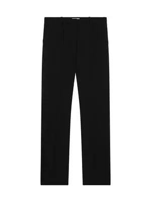 Balenciaga Slim Tailored Trousers In Stretch Wool Twill - Black