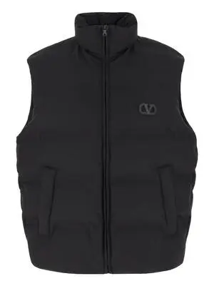 Valentino Garavani Quilted Zip Up Puffer Jacket - Multicolor