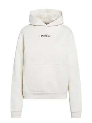 Balenciaga Embroidered Hoodie - White