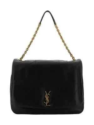 Saint Laurent Leather Jamie Shopping Bag - Black