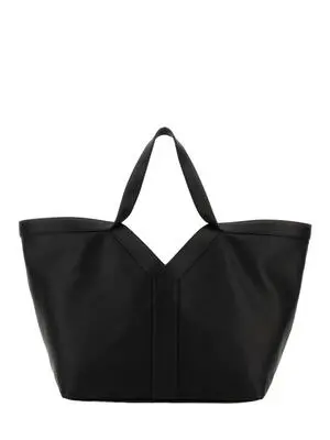 Saint Laurent SAINT LAURENT Leather Y Shopping Bag Black
