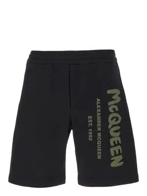 Alexander McQueen Logo Detailed Drawstring Shorts - Multicolor