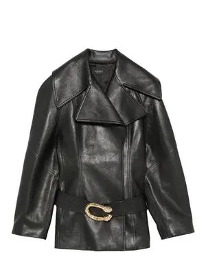 Gucci Jackets Leather Jackets - Black