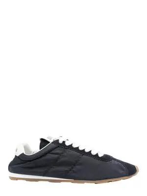 Miu Miu Plume Nylon And Leather Sneakers - Multicolor