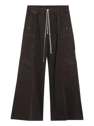 Rick Owens Double Cargo Jumbo Belas Trousers - Brown