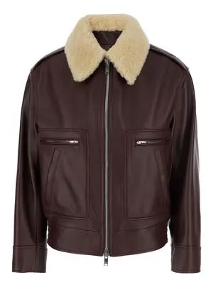 Bottega Veneta BOTTEGA VENETA Shearling Coat Multicolor