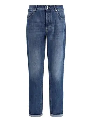Brunello Cucinelli Cuffed Jeans - Blue