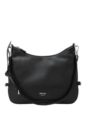 Prada Leather Shoulder Bag - Black
