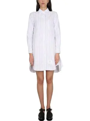 Thom Browne Striped Wool Shirt - Multicolor