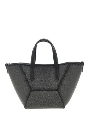Brunello Cucinelli Bc Duo Mini Precious' Handbag - Black