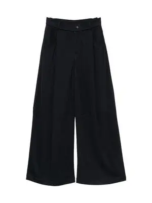 Brunello Cucinelli Cotton And Silk Blend Trousers - Multicolor