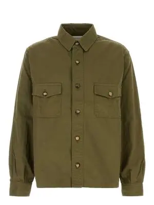 Saint Laurent Army Twill Shirt - Green