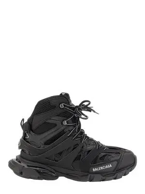 Balenciaga Track Hike High Top Sneakers - Black