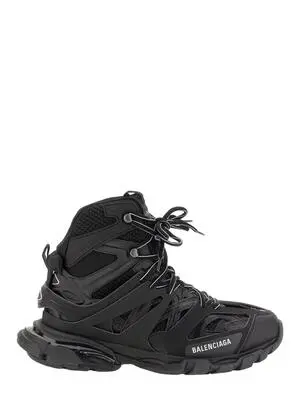 Balenciaga Track Hike High Top Sneakers - Black