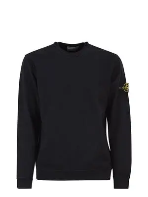 Stone Island Regular Fit Crew Neck Sweatshirt - Blue
