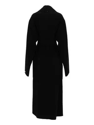 Sportmax Virgin Wool Overcoat - Black