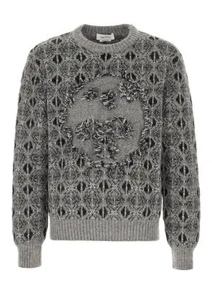 Alexander McQueen Skull Motif Patterned Knit Pullover - Multicolor