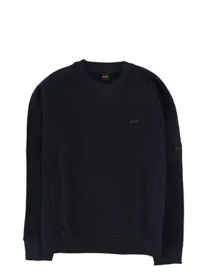 BOSS Relaxed Fit Sweatshirt - Blue