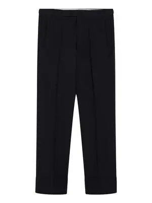 Prada Wool And Mohair Trousers - Blue