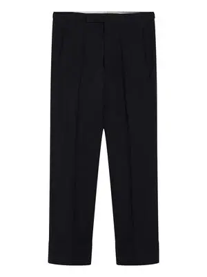 Prada Wool And Mohair Trousers - Blue